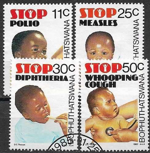 Bophuthatswana - BOPHUTHATSWANA 1985 HEALTH CARE USED SET. for sale in Johannesburg (ID:613214924)